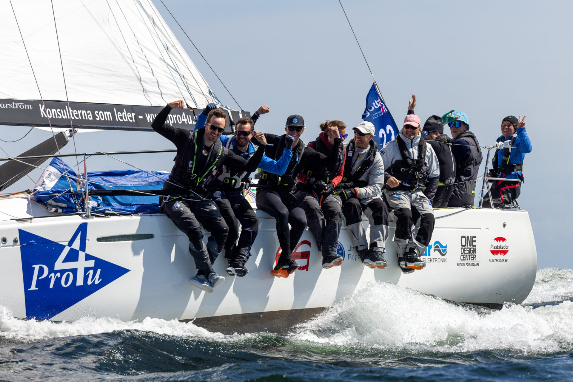 Fartrekord och hårda vindar i Gotland Runt – Team Pro4u totalsegrare ...