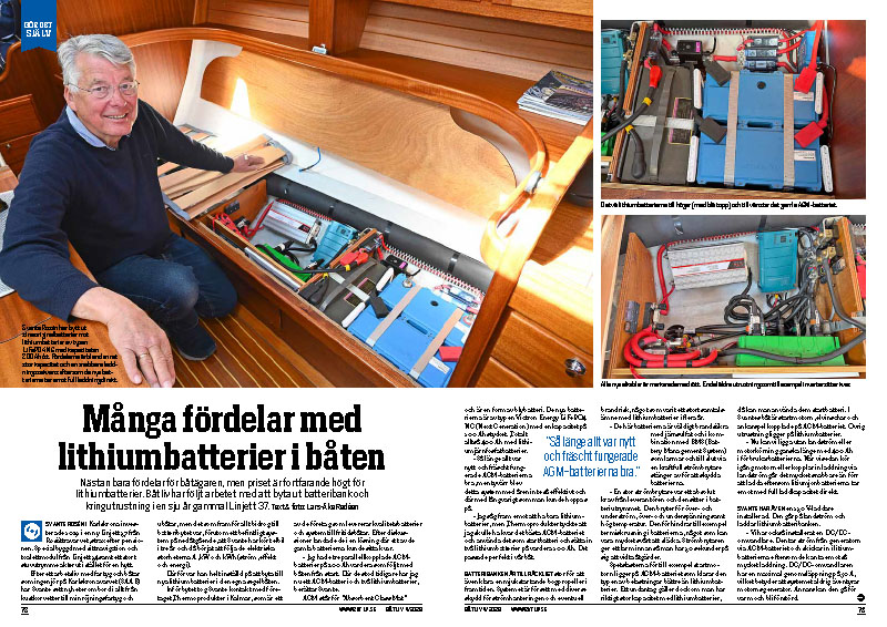 Många fördelar med lithiumbatterier i båten - Båtliv - Medlemstidning ...
